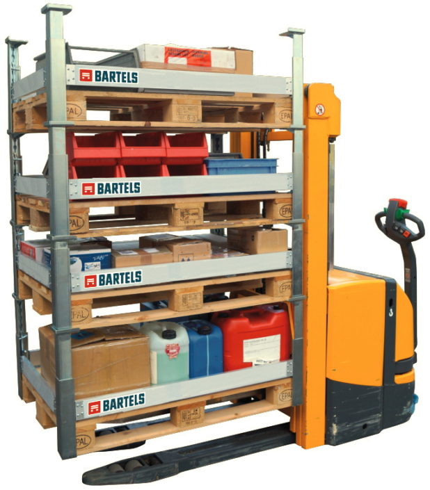 Pallet Stacking System PSS - Solution for pallets with different heights