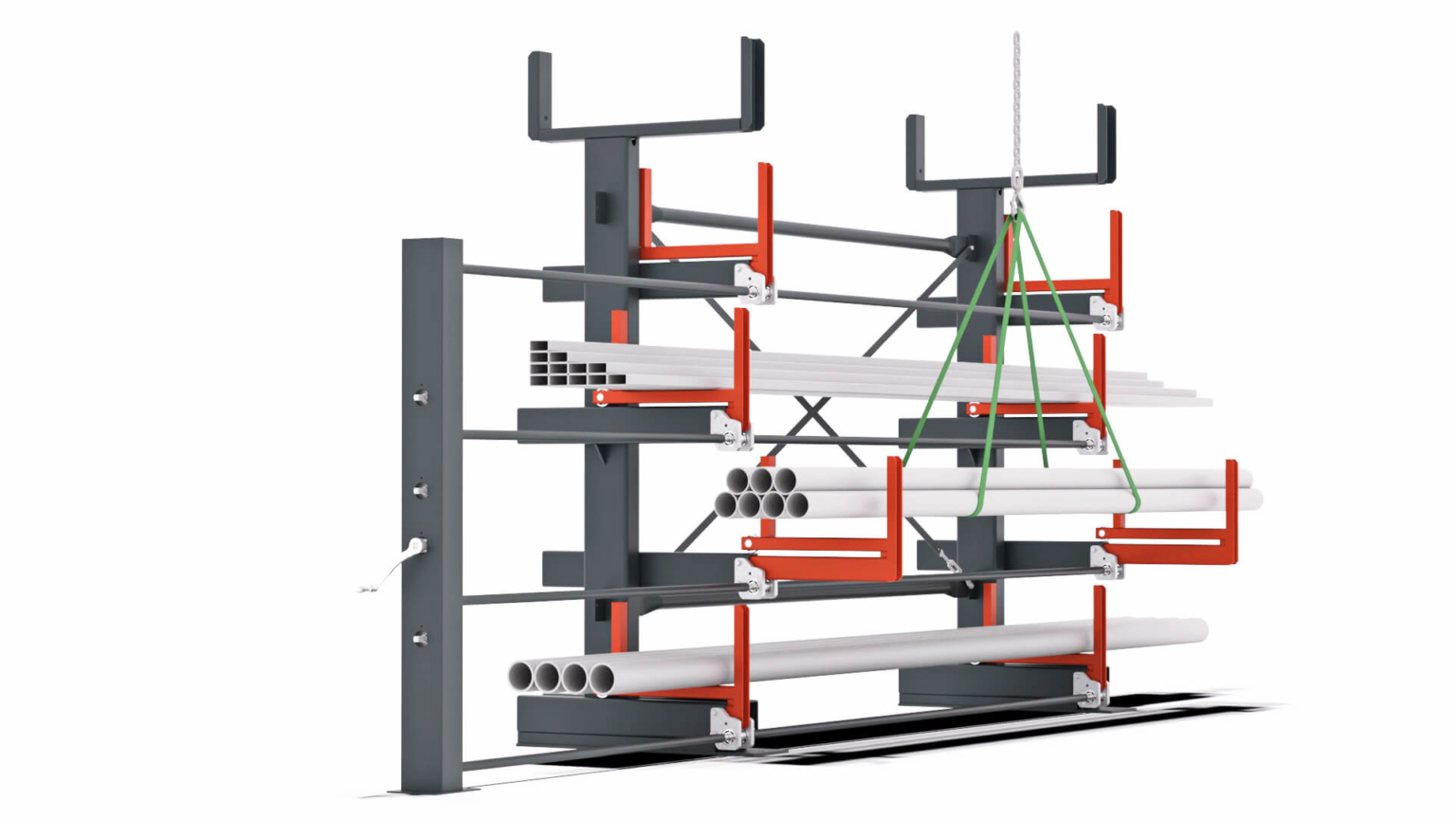 Bartels Storage Systems for lengthy goods, sheets and heavy loads