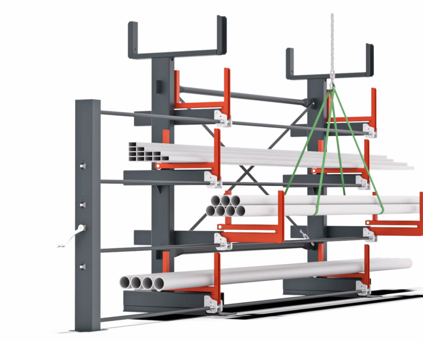 Bartels Storage Systems for lengthy goods, sheets and heavy loads