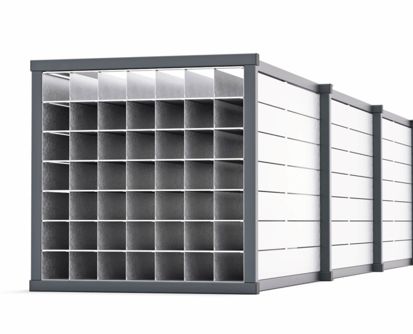 Honeycomb Rack Starr, storage of remnants and long goods.