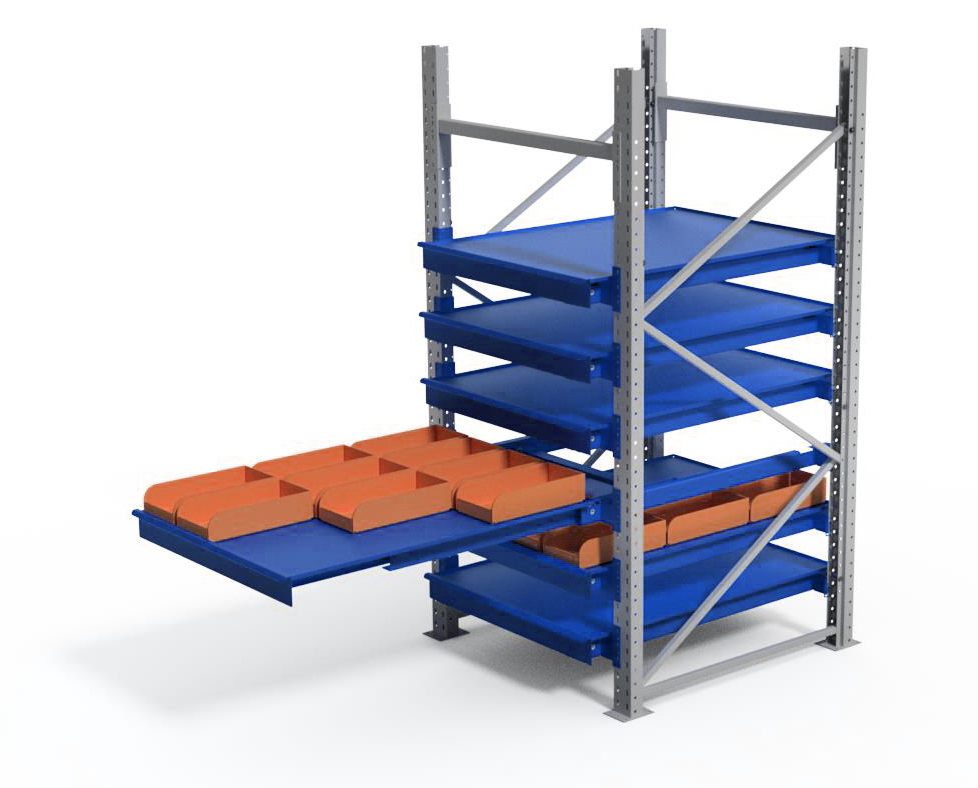 Pallet Racking Drawers, flexibility thanks to the shelf drawer