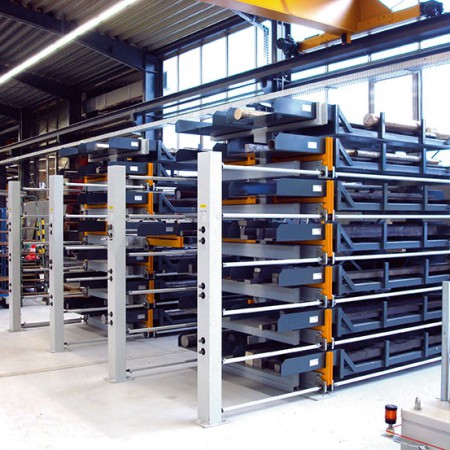 Roll-Out Rack - Extractable cantilever shelves for long goods